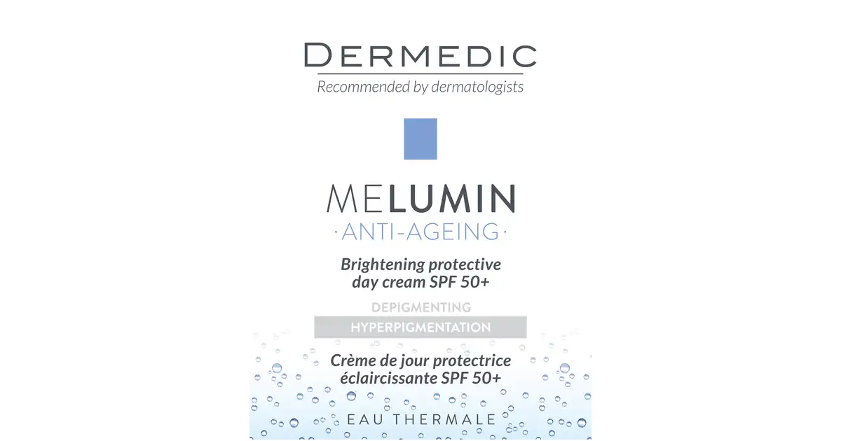 Dermedic Melumin Ochronny krem rozjaśniający do twarzy z SPF50+ 50ml ...