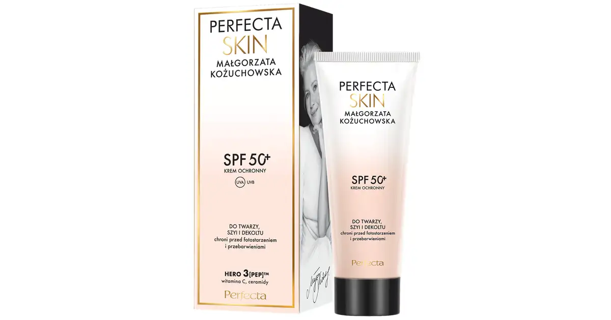 Perfecta Skin Małgorzata Kożuchowska krem ochronny do twarzy, szyi i ...
