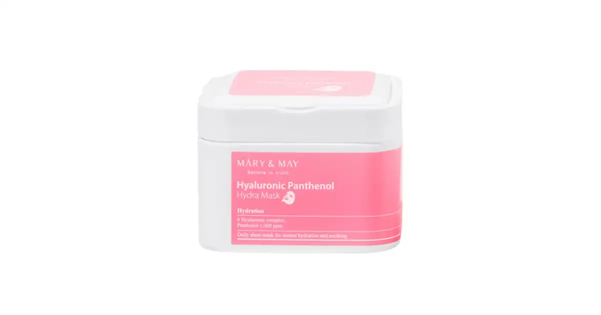 Mary&May Hyaluronic Panthenol Hyra Mask Zestaw nawilżających masek w ...