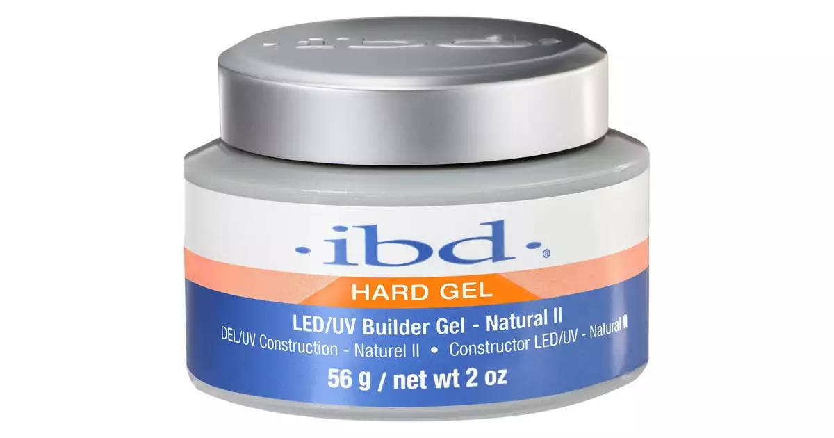 IBD HARD GEL BUILDER GEL Żel budujący LED/UV - NATURAL II 56g ...
