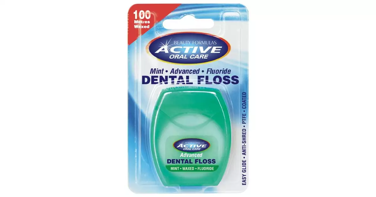 BEAUTY FORMULAS ACTIVE ORAL CARE DENTAL FLOSS Nić dentystyczna miętowa ...