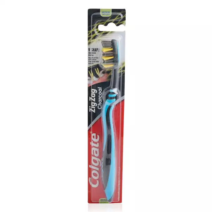 COLGATE ZIG ZAG CHARCOAL Szczoteczka do zębów - MEDIUM - DARMARSKLEP.pl