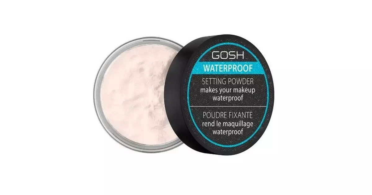GOSH Setting Powder Puder utrwalający wodoodporny - 001 Transparent 7g ...