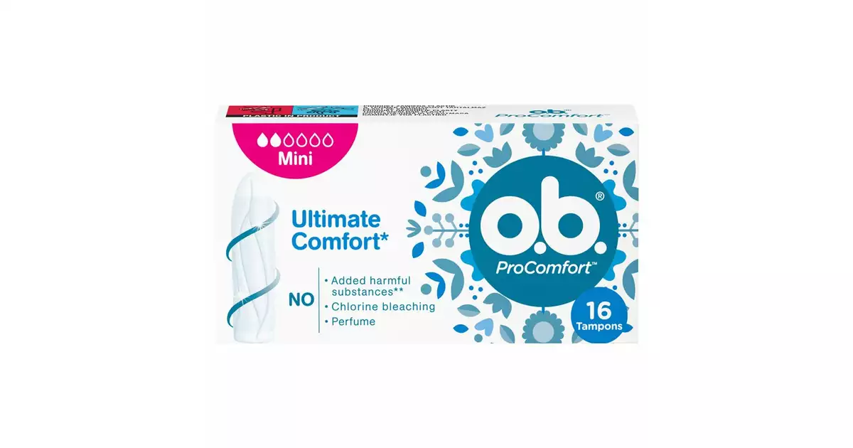 OB Pro Comfort Ultimate Comfort Tampony - MINI 16 sztuk - DARMARSKLEP.pl