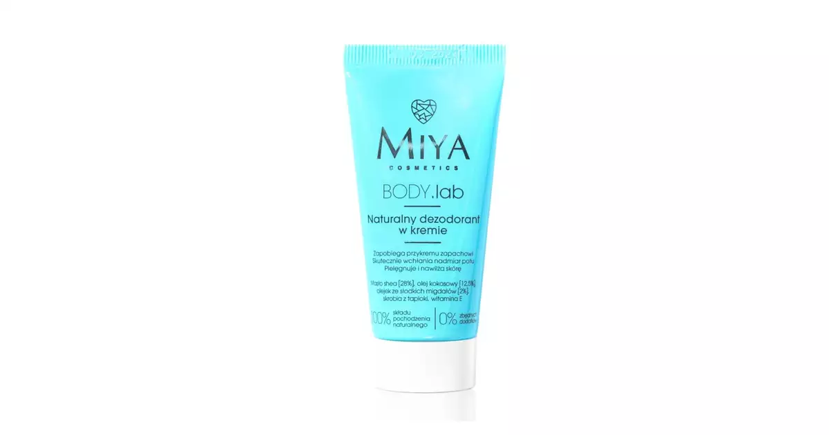 Miya Body.Lab Naturalny dezodorant w kremie 30ml - DARMARSKLEP.pl