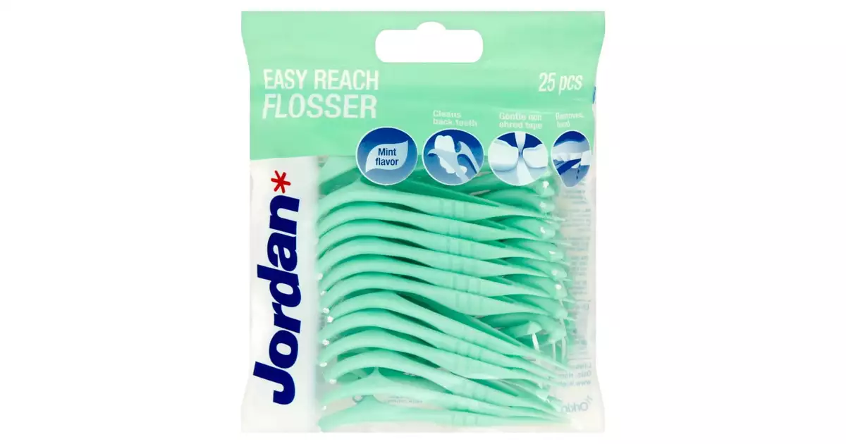 Jordan Easy Reach Flosser 3w1 Niciowykałaczki - 25 sztuk - DARMARSKLEP.pl
