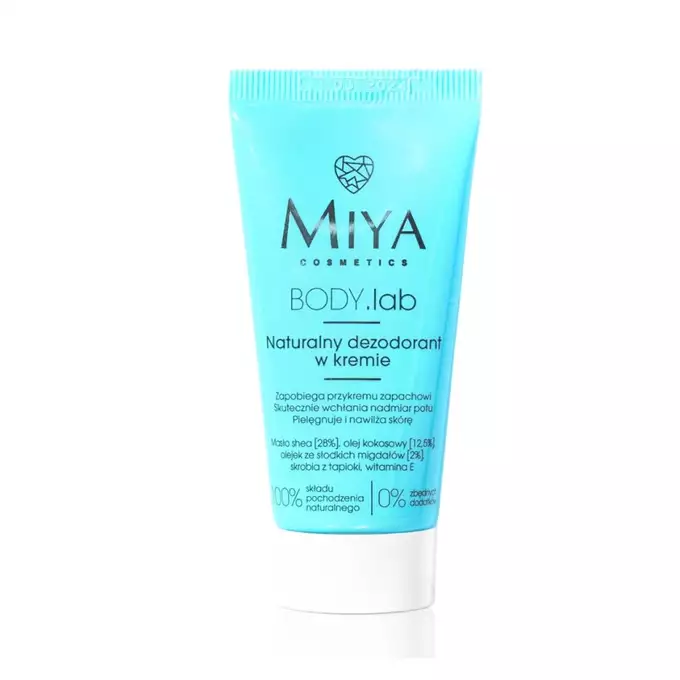 Miya Body.Lab Naturalny dezodorant w kremie 30ml - DARMARSKLEP.pl