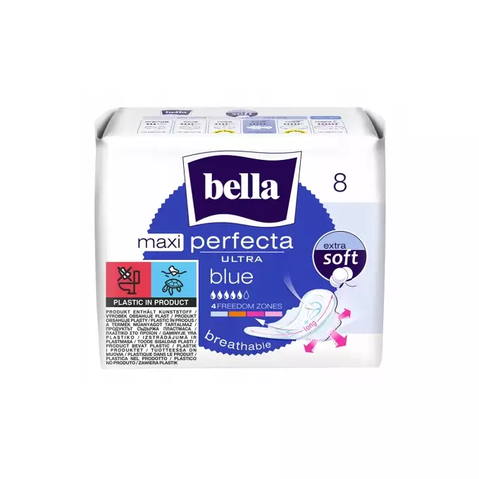 Bella Maxi Perfecta Ultra Blue Podpaski higieniczne ultracienkie - 8 ...