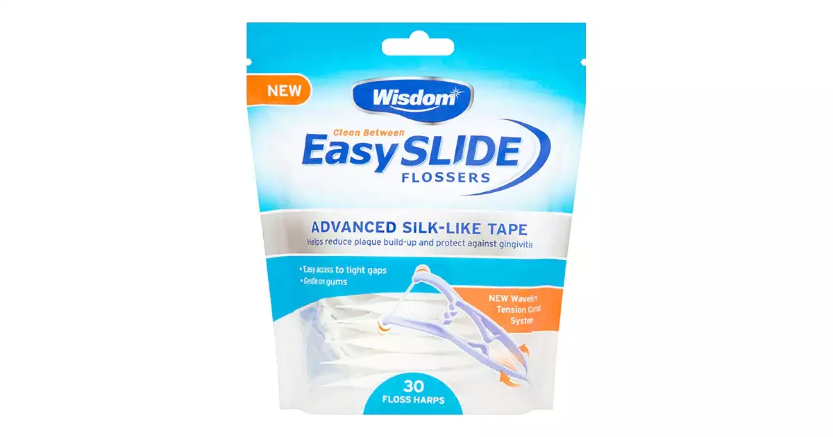 Wisdom Easy Slide Flossers Niciowykałaczki - 30 sztuk - DARMARSKLEP.pl