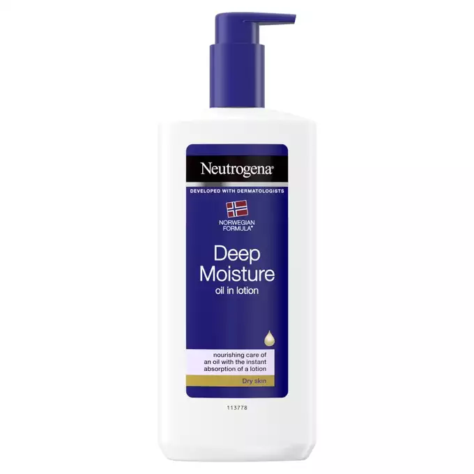 Neutrogena Deep Moisture Głęboko nawilżający balsam do ciała z olejkiem ...