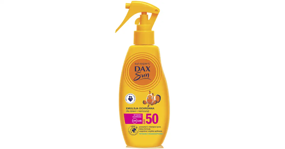 Dax Sun Emulsja ochronna dla dzieci i niemowląt SPF50 spray 200ml ...