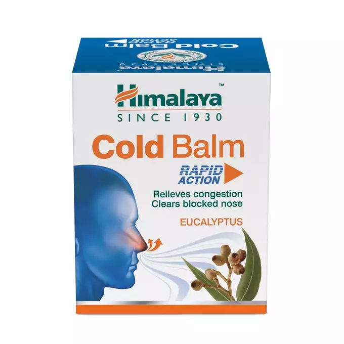 Himalaya Cold Balm Balsam na przeziębienie katar - eukaliptusowy 10g ...