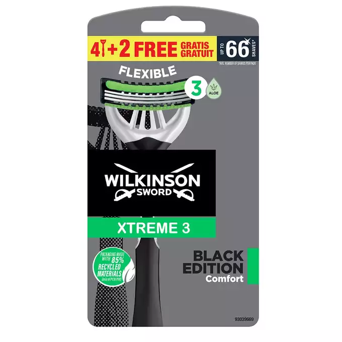 Wilkinson Xtreme 3 Black Edition Comfort Maszynki do golenia dla ...