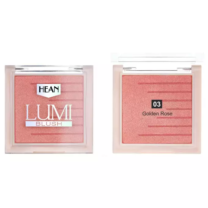 Hean Lumi Blush Róż holograficzny do policzków - 03 Golden Rose 4g ...