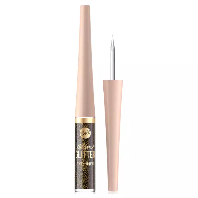 Bell Glam Glitter Eyeliner w płynie - 01 Gold Glitter 4,5g - DARMARSKLEP.pl
