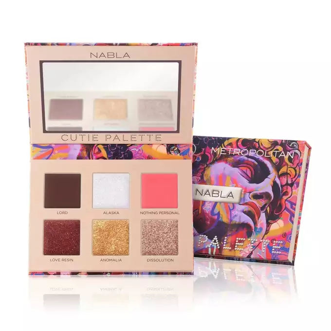 Nabla Cutie Palette Paleta cieni do powiek - Metropolitan 8g - DARMARSKLEP.pl