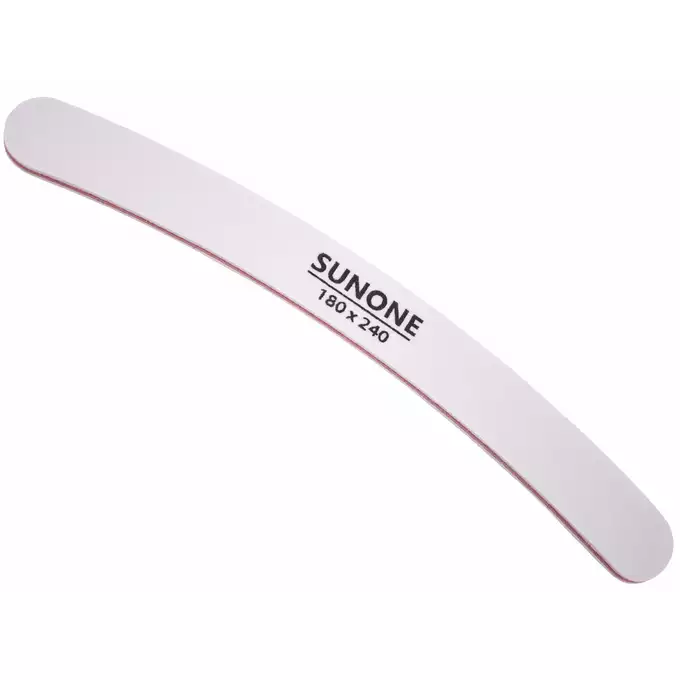 Sunone Pilnik do paznokci banan 180/240 - biały - DARMARSKLEP.pl
