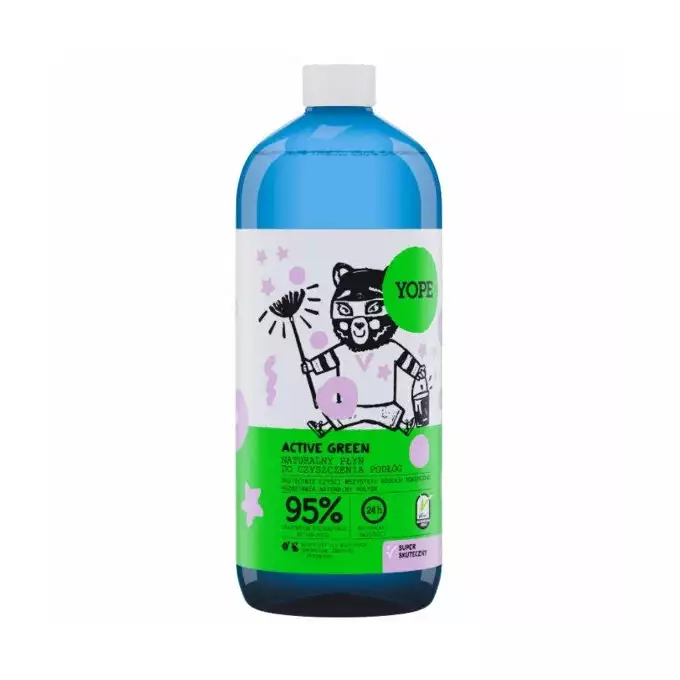 Yope Naturalny Płyn Do Podłóg Active Green 1000ml - DARMARSKLEP.pl
