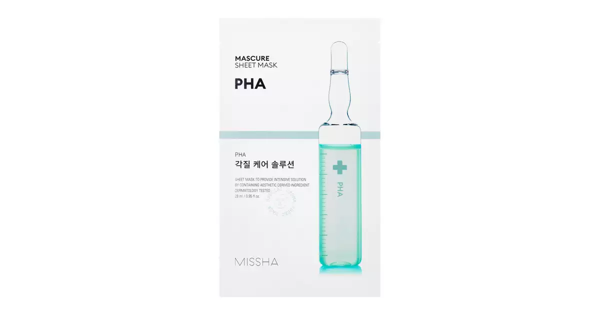 Missha Mascure Sheet Mask Złuszczająco-oczyszczająca maseczka w ...