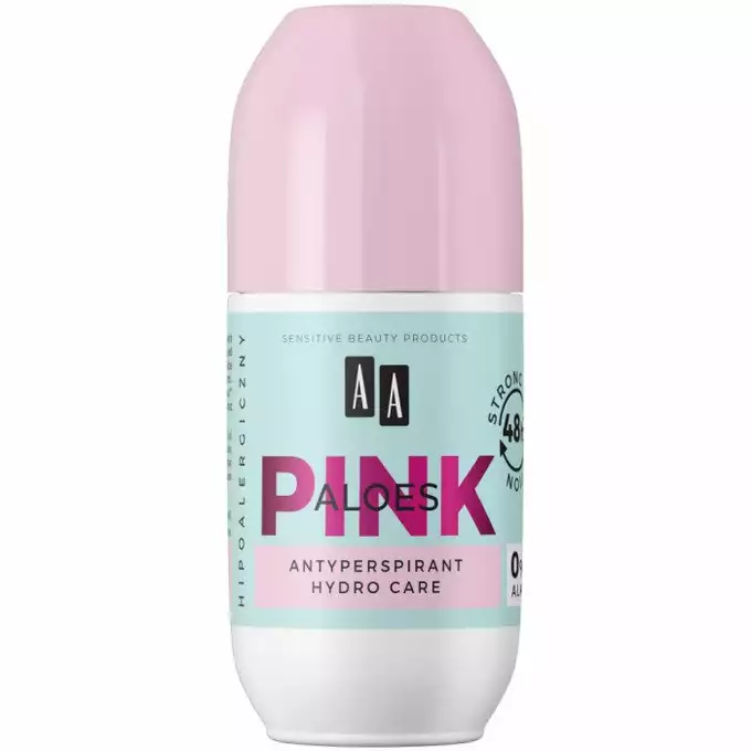 AA Aloes Pink Antyperspirant Hydro Care Kulka 50ml - DARMARSKLEP.pl
