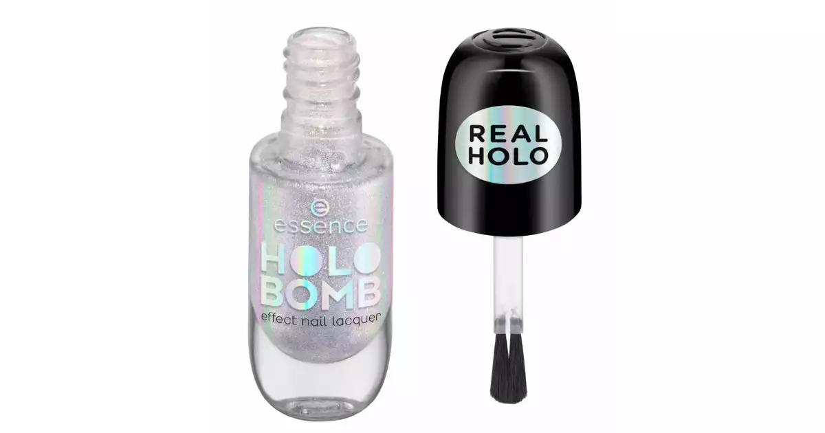 Essence Holo Bomb Lakier do paznokci z efektem Holo 01 Ridin Holo 8ml ...