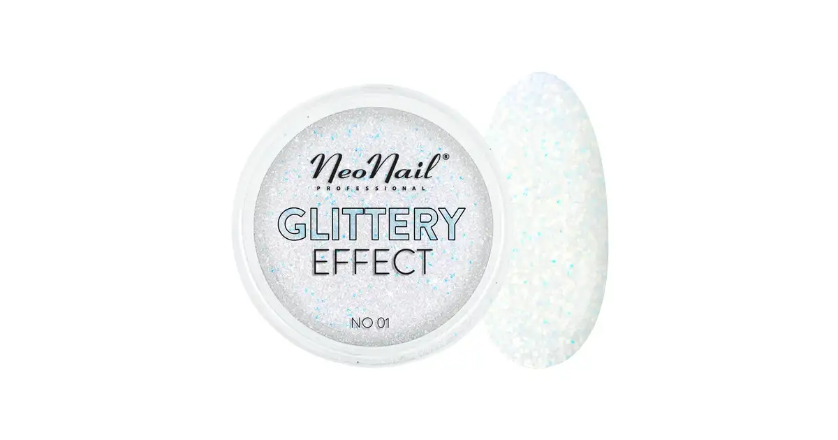 NEONAIL GLITTERY EFFECT PYŁEK 01 Efekt brokatu