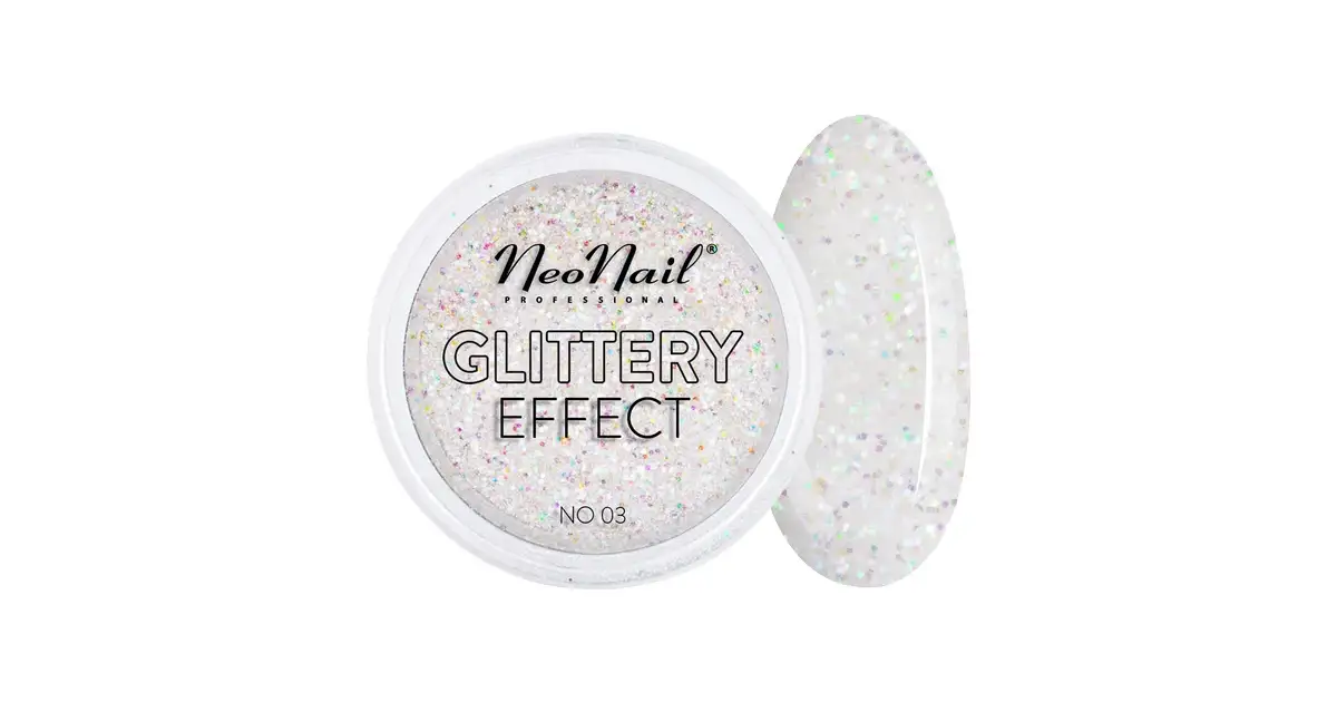 NEONAIL GLITTERY EFFECT PYŁEK 03 Efekt brokatu