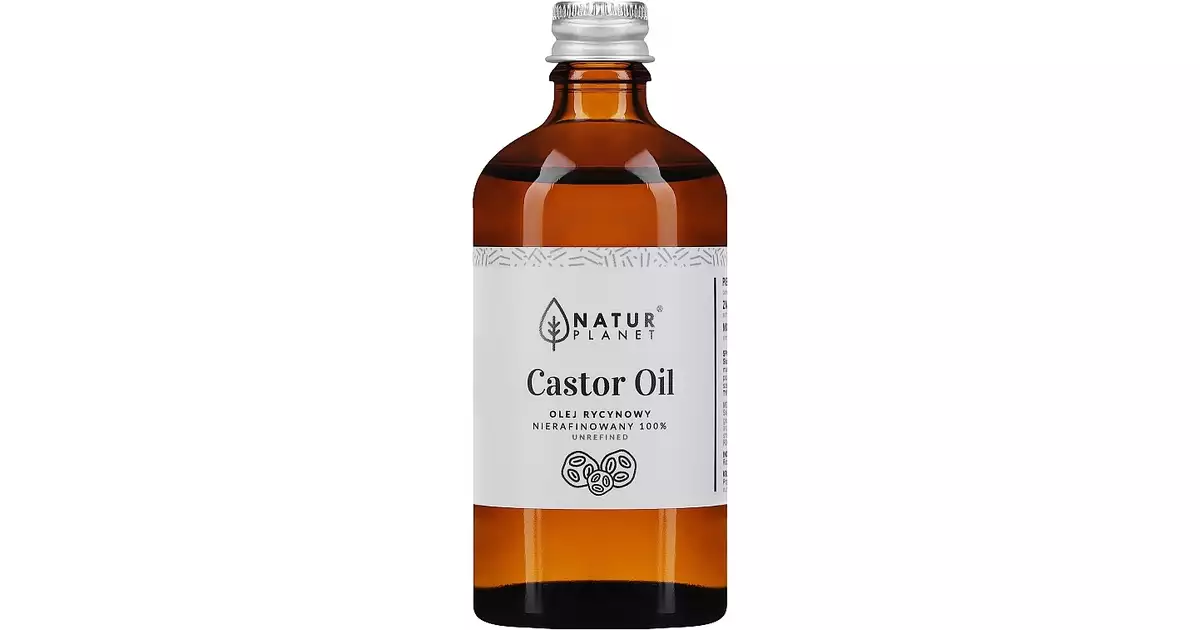 Natur Planet Castor Oil Olej rycynowy nierafinowany 100% 100ml ...