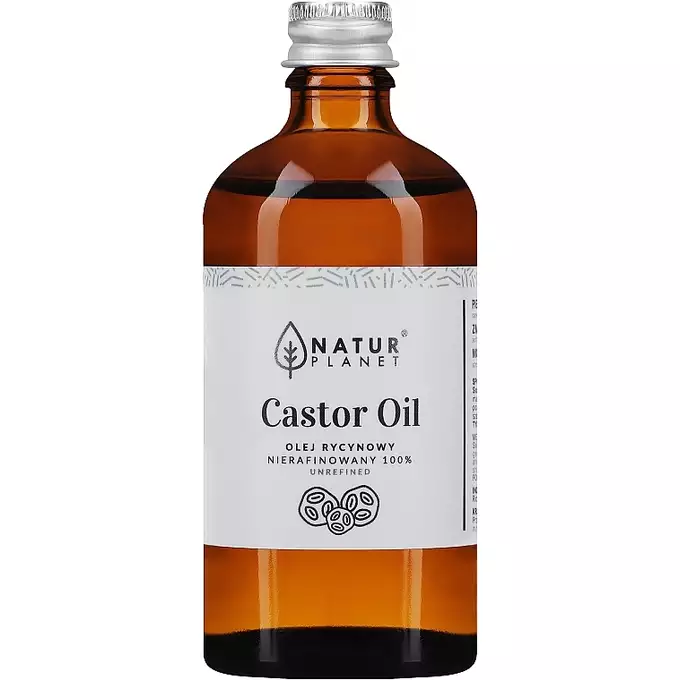 Natur Planet Castor Oil Olej rycynowy nierafinowany 100% 100ml - DARMARSKLEP.pl