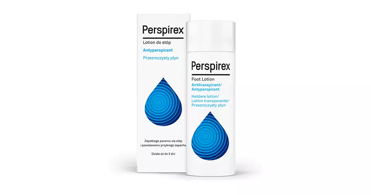 Perspirex Foot Lotion Antyperspirant do stóp 100ml - DARMARSKLEP.pl