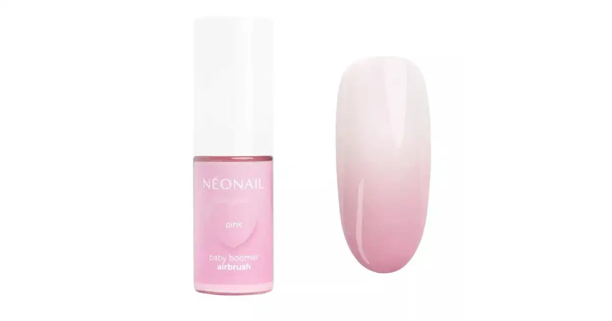 Neonail Baby Boomer Airbrush Pyłek do paznokci w spray'u - Pink 5g ...