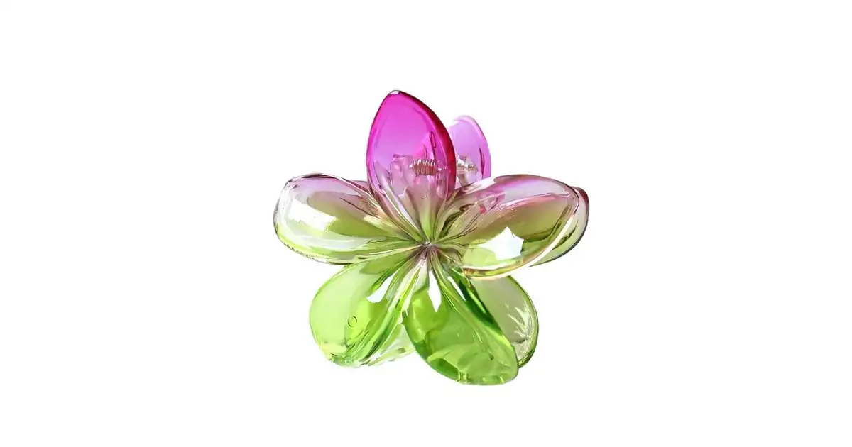 Ecarla Spinka do włosów klamra kwiat - Flower Ombre - DARMARSKLEP.pl